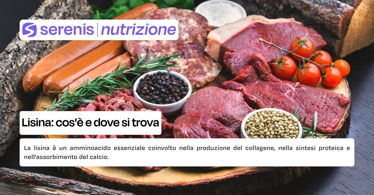 Lisina: cos'è e dove si trova