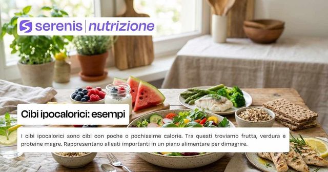 Cibi ipocalorici: lista, esempi e idee per pasti leggeri