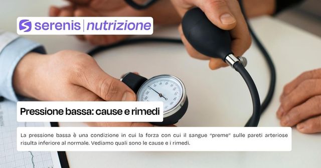 Pressione bassa: quando preoccuparsi e rimedi per alzarla