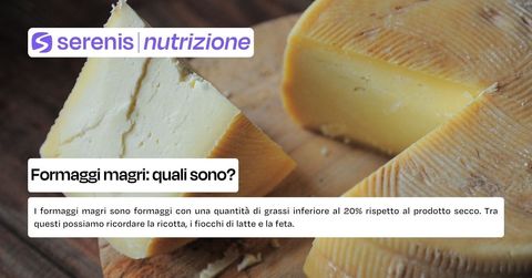 Formaggi magri: quali sono?